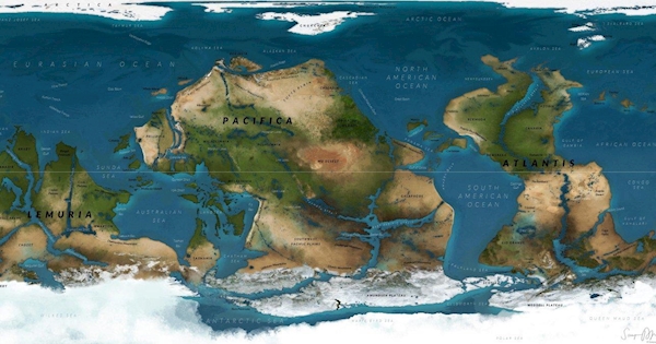 [OC] [Interactive] Yet another Inverse World Map, with land/sea ratio ...